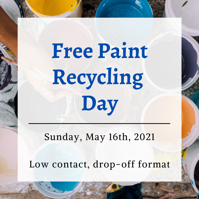 Free Paint Recycling Drop-Off – Sustainable Applewood